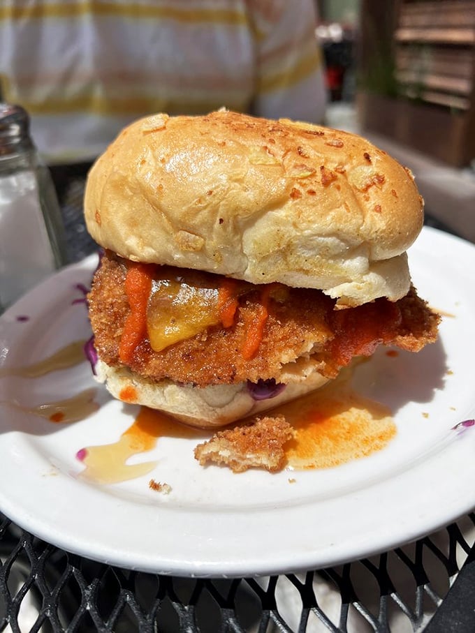 This sandwich doesn't just speak to you&mdash;it belts out a buttery serenade of crispy, cheesy, soul-satisfying goodness that requires napkins and appreciation.