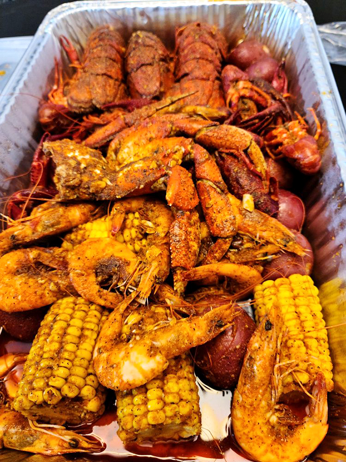 Cajun-dusted shrimp, crawfish, and corn on the cob create a spice-lover's paradise. This isn't a meal&mdash;it's an event with built-in entertainment.