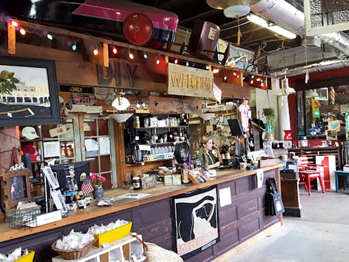 Where coffee meets creativity. The in-house caf&eacute; provides the perfect pit stop when your treasure-hunting legs need a break and your imagination needs refueling.