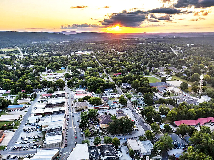 Sunset paints Mountain View in golden hues, transforming an already charming town into something that belongs on the cover of a novel.