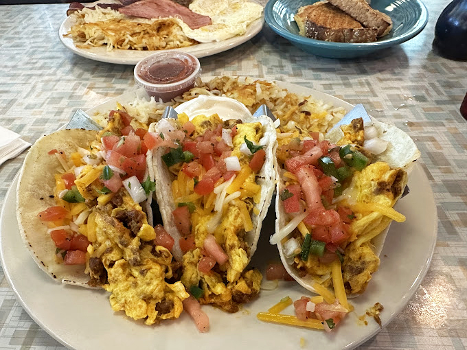 These breakfast tacos aren't just a meal&mdash;they're a fiesta on a plate. Fresh pico de gallo and melted cheese create the morning wake-up call your taste buds deserve.