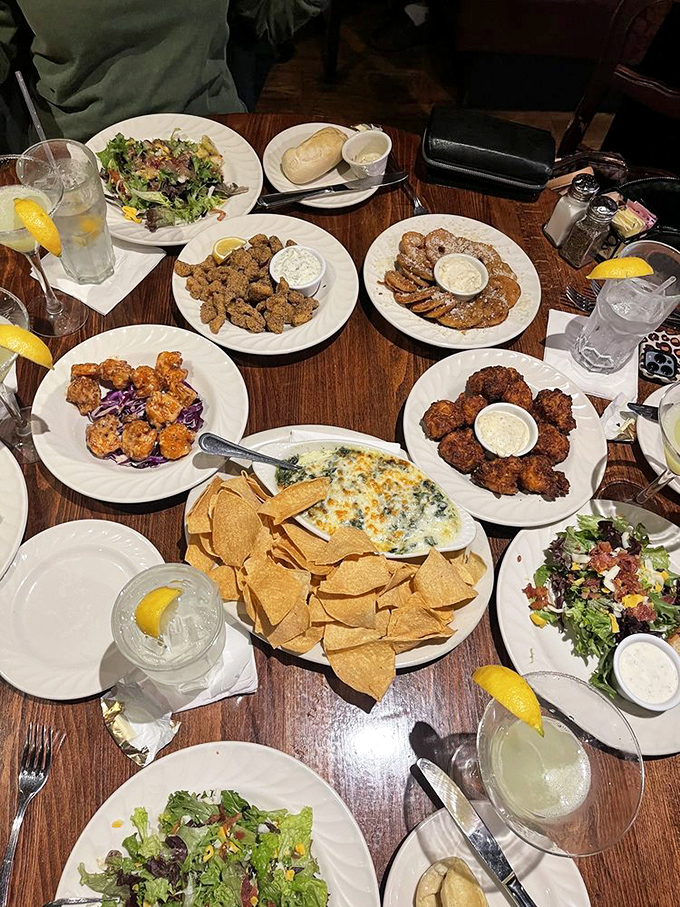 A table that tells the story of friendship through food. These appetizers aren't just starters; they're conversation pieces waiting to be shared.