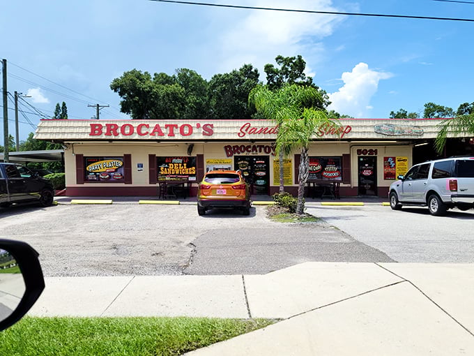 Brocato's vintage storefront has witnessed decades of sandwich perfection &ndash; a time capsule of Tampa's culinary heritage.