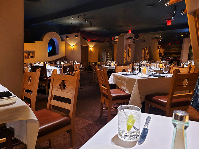 Cactus Creek's warm, Southwestern ambiance creates the perfect backdrop for steaks that would make Georgia O'Keeffe put down her paintbrush and pick up a fork.