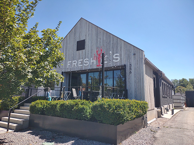 Freshie's modern barn aesthetic brings Maine vibes to Utah &ndash; lobster rolls with mountain views!