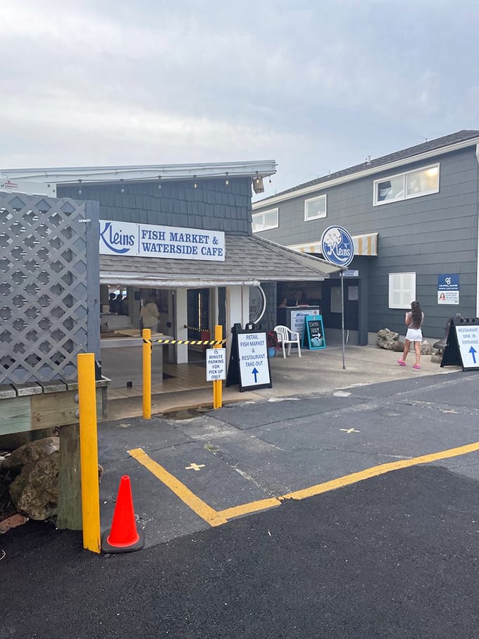 That classic exterior has sheltered generations of seafood lovers. Simple, unpretentious, and consistently delicious&mdash;my kind of place!