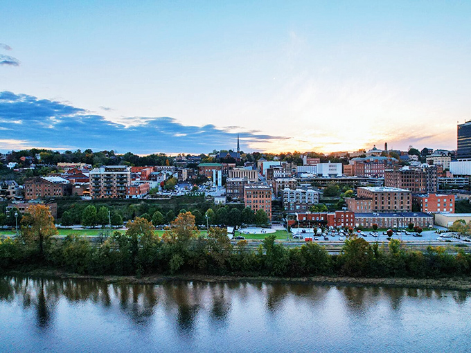Lynchburg's town square is so quintessentially American it could be the dictionary illustration for "small-town charm"—if dictionaries had such specific illustrations.
