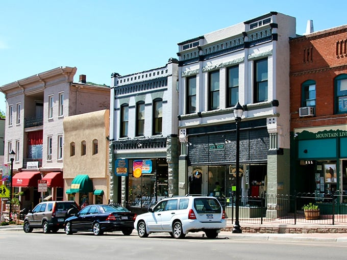 Manitou Springs' historic buildings line up like architectural beauty contestants, each one vying for your attention against mountain backdrops.