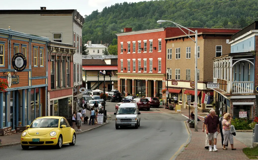 Saranac Lake's mountain-framed main street has been photobombing family vacation pictures for generations.