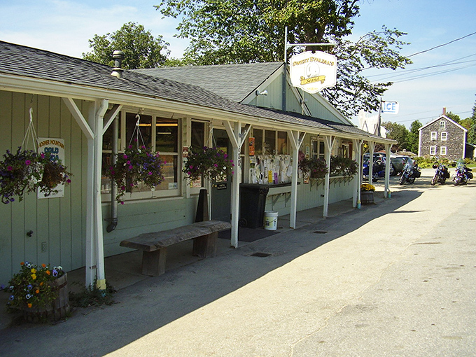 Woodstock's village center maintains the kind of architectural integrity that makes modern developers weep with inadequacy.