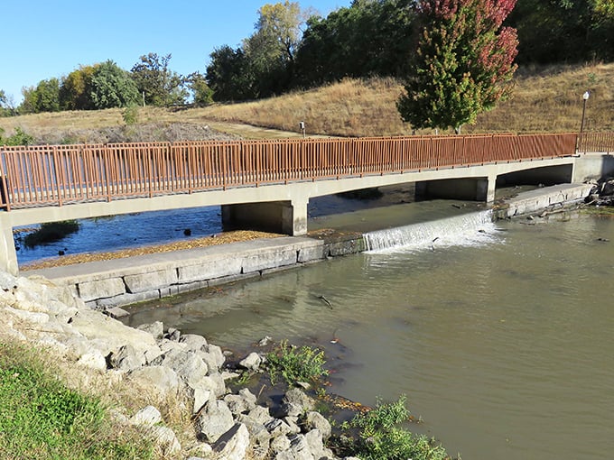 Peaceful waters reflect Council Grove's natural beauty. The perfect spot to contemplate life or just enjoy a moment of Kansas tranquility.