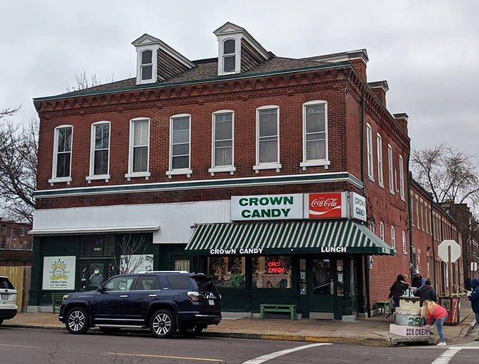 This historic corner has witnessed more dessert-induced happiness than a birthday party convention.