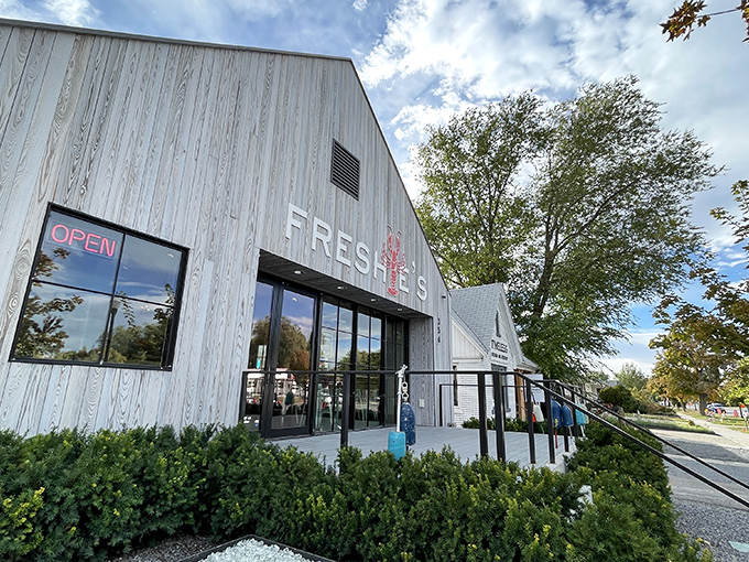 Clean lines and weathered wood &ndash; Freshie's exterior is as refreshingly simple as their perfect lobster rolls.