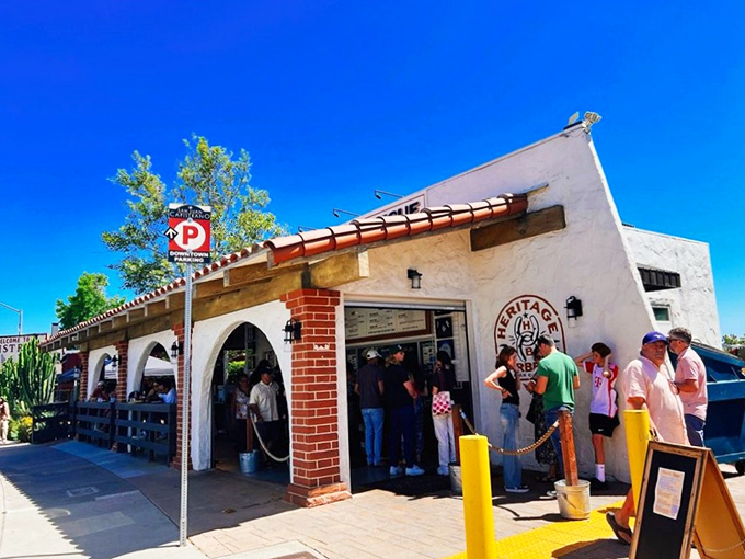 Heritage Barbecue: The line outside isn't a deterrent &ndash; it's a promise. When barbecue is this good, people will wait as long as it takes.