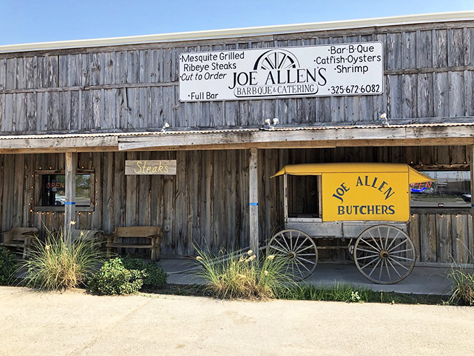 This weathered wooden exterior has witnessed decades of Texans making the pilgrimage for mesquite-grilled perfection.