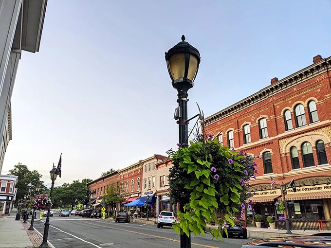 The brick storefronts of Lenox bask in golden hour light, beckoning you to duck inside for one more artisanal treasure.