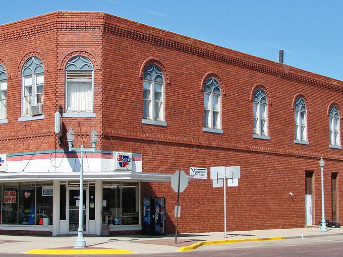The kind of main street where you expect to see the whole town gathering for the Fourth of July parade.