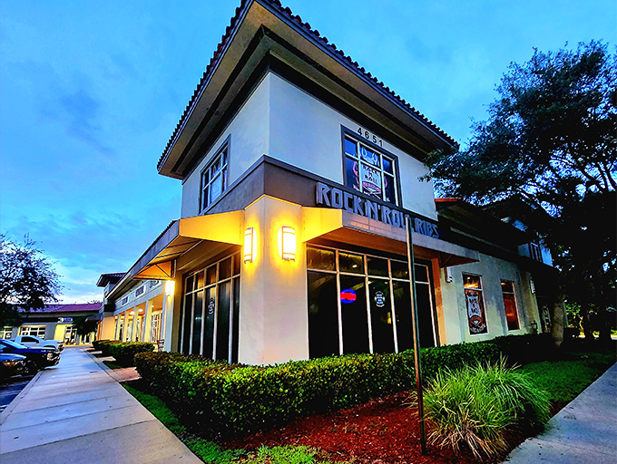 The clean lines and modern styling of Rock N Roll Ribs prove that great BBQ doesn't always come from places that look like time capsules.