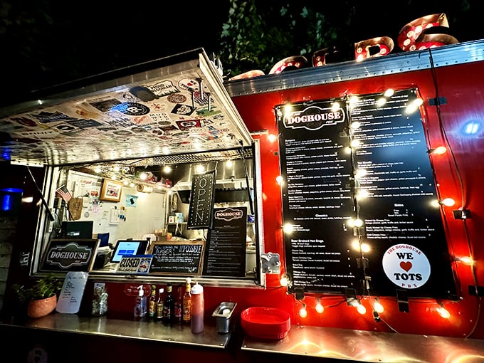 The Dog House PDX: Where hot dogs meet fine art&mdash;each ingredient thoughtfully arranged on a canvas of bun by Portland's most serious mobile wiener artists.