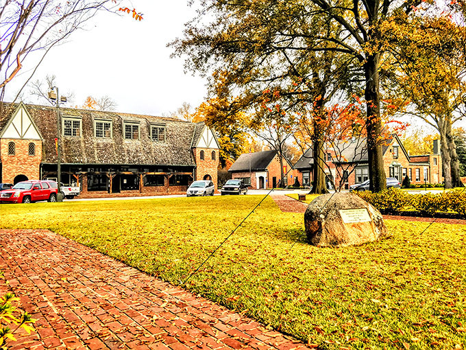 Wilson's town center looks like someone transplanted an English village into Arkansas and everyone agreed it was an improvement.