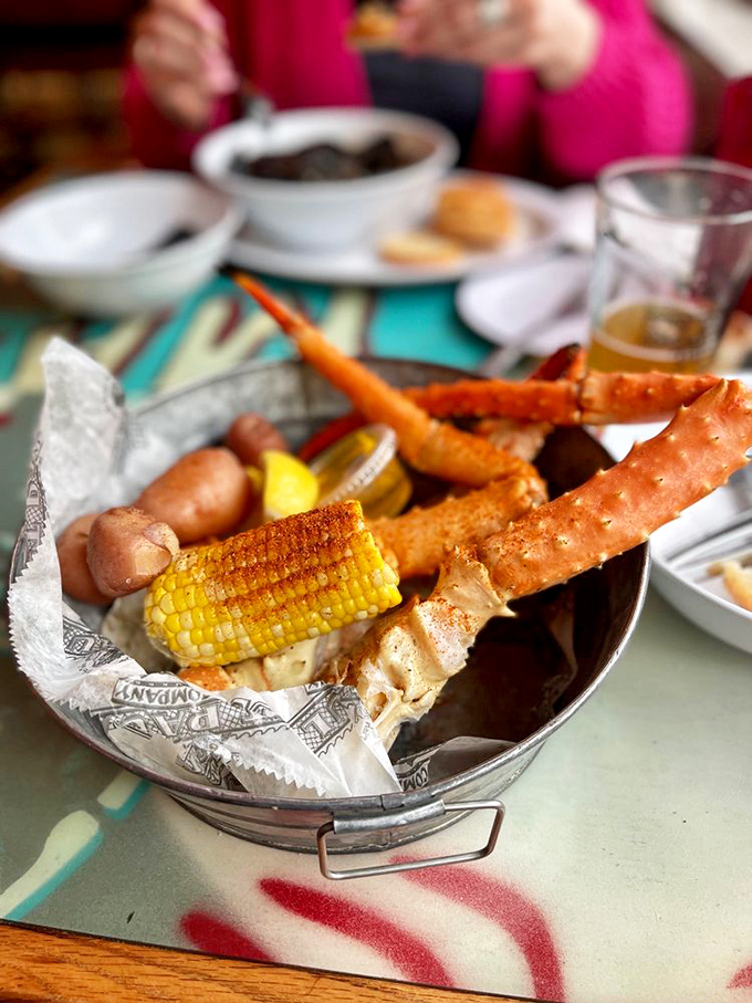 Alaskan crab legs, corn on the cob, and potatoes&mdash;a seafood boil that transforms Milwaukee into a coastal getaway without the airfare.