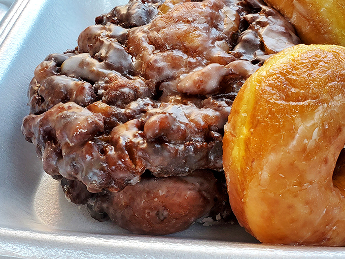 Fritter away your day with these bad boys. They're so good, you'll want to build a shrine to the apple fritter gods.