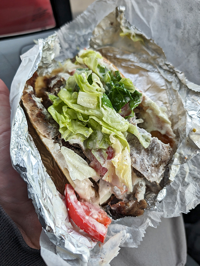 Car picnics reach their zenith with Nick's gyros. That tzatziki sauce could make the Atlanta traffic jam feel like a Mediterranean vacation.