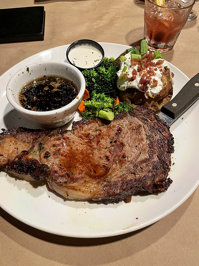 This steak isn't just cooked &ndash; it's been treated with the reverence usually reserved for Renaissance paintings or vintage Corvettes.