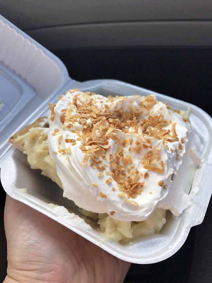 To-go containers: for when you need to pretend you're bringing pie home to share, but we all know what's happening in your car.