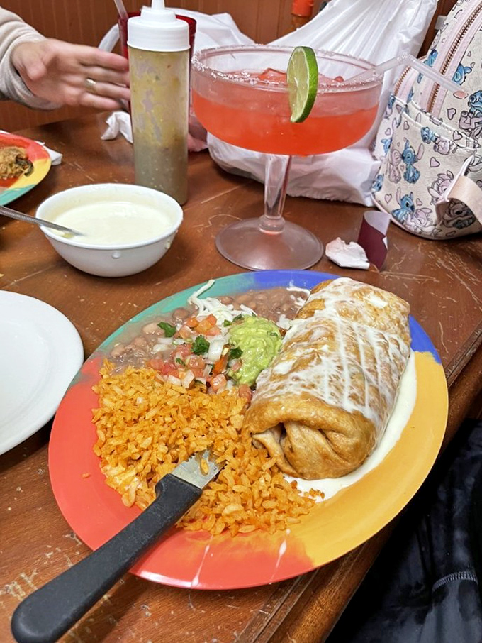 That perfect marriage of margarita and burrito &ndash; like Romeo and Juliet, if they lived happily ever after and came with excellent Spanish rice.