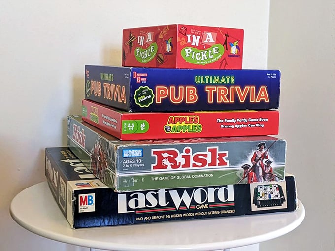 Board game archeology at its finest &ndash; these boxes contain not just games but time capsules of family nights before Netflix existed.