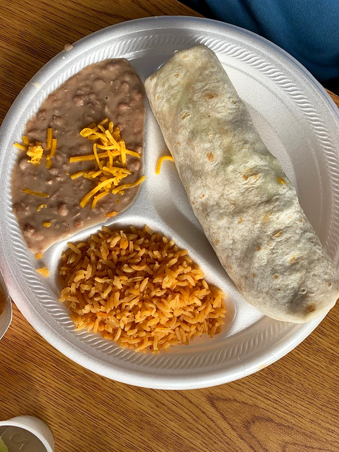 One bite into this burrito reveals the architectural marvel within&mdash;layers of flavor held together by tortilla engineering.