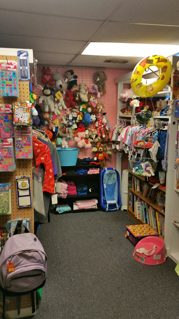 The children's corner&mdash;where stuffed animals congregate in a plush parliament, waiting for their next cuddle companion.