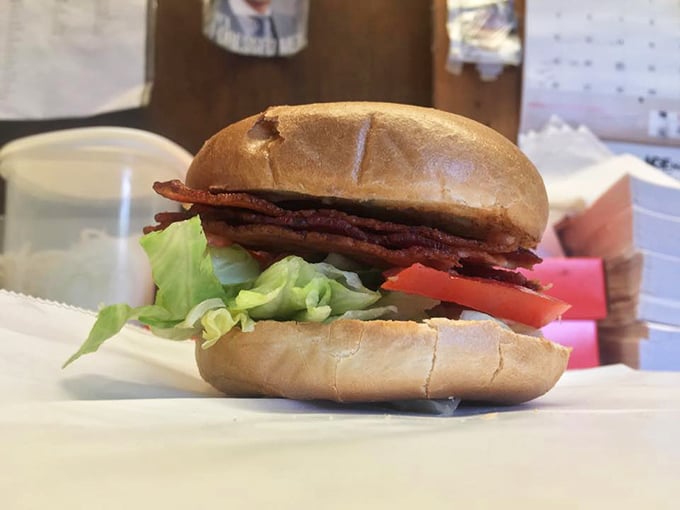 The BLT that makes you question why you'd ever eat anything else&mdash;crispy bacon standing tall against the cool crunch of lettuce and tomato.