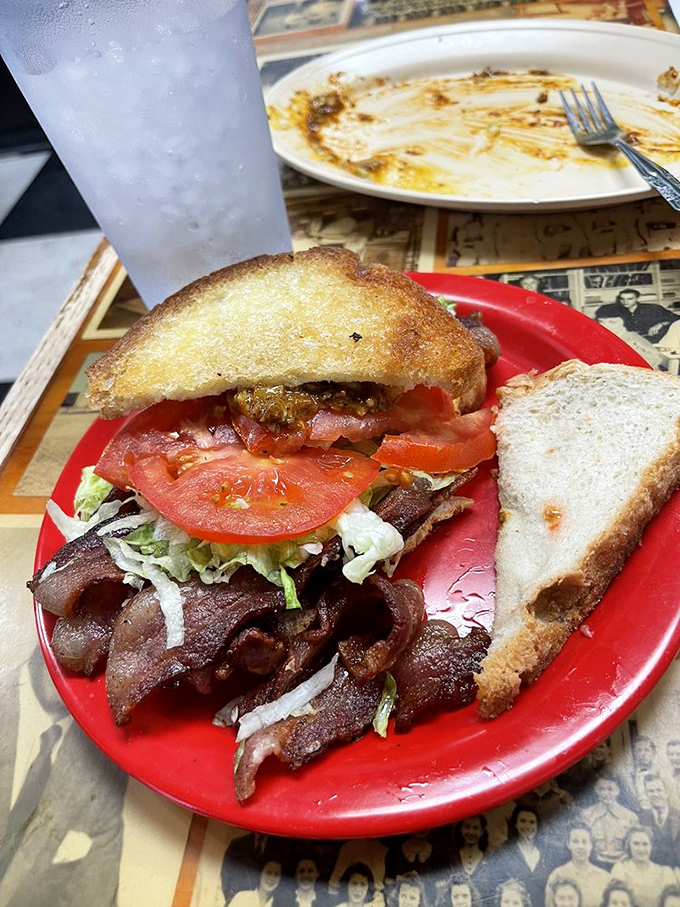 Sometimes a perfect BLT is all you need. Crispy bacon, garden-fresh tomatoes, and toasted bread&mdash;proof that classics become classics for a reason.