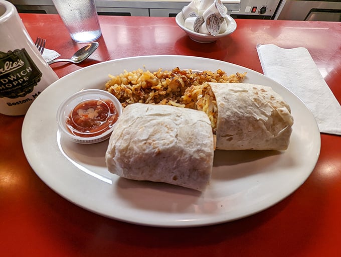 Breakfast burritos: for when you need your morning wrapped up neatly with a side of perfectly seasoned home fries.