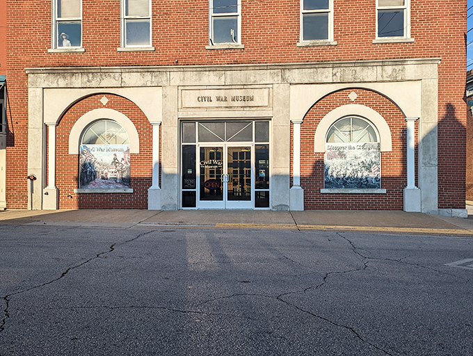 The Civil War Museum's unassuming facade belies the dramatic stories within about the first land battle of the Civil War in Missouri.