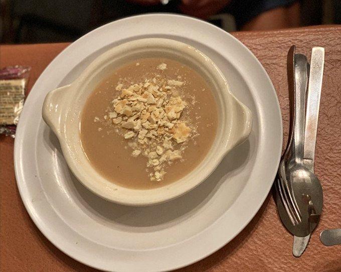 Bean soup that launches the feast&mdash;hearty, humble, and harboring flavors that have been perfected over decades of simmering.