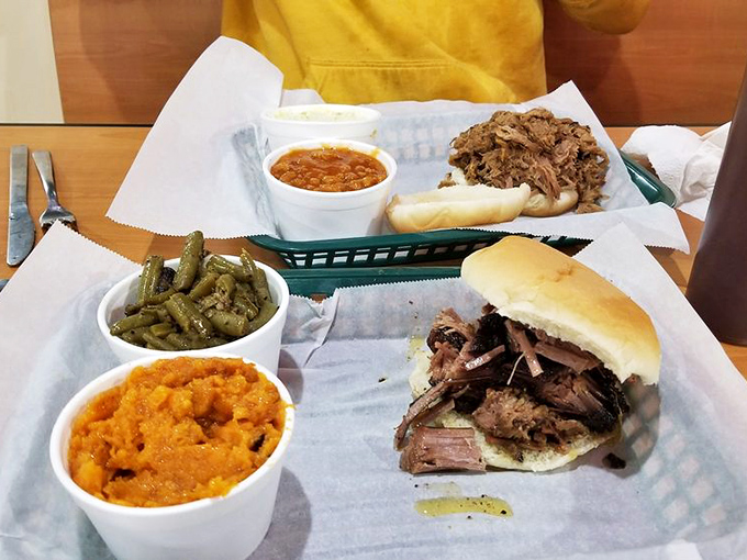 Not all heroes wear capes&mdash;some come between two buns with a side of green beans and sweet potatoes.