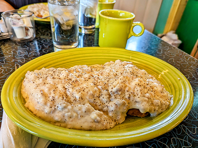 These biscuits and gravy aren't just comfort food&mdash;they're a warm hug from the South that somehow found its way to Indianapolis. Worth every delicious calorie.