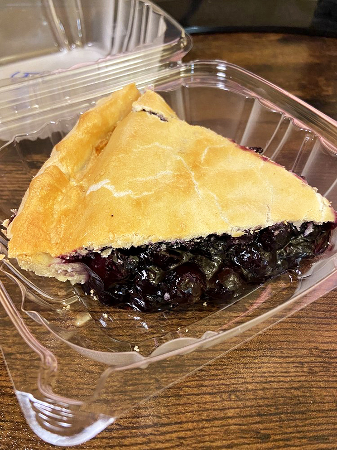 Blueberry pie that's worth every mile of the journey&mdash;deep indigo filling peeking through a golden crust like Oregon's night sky.