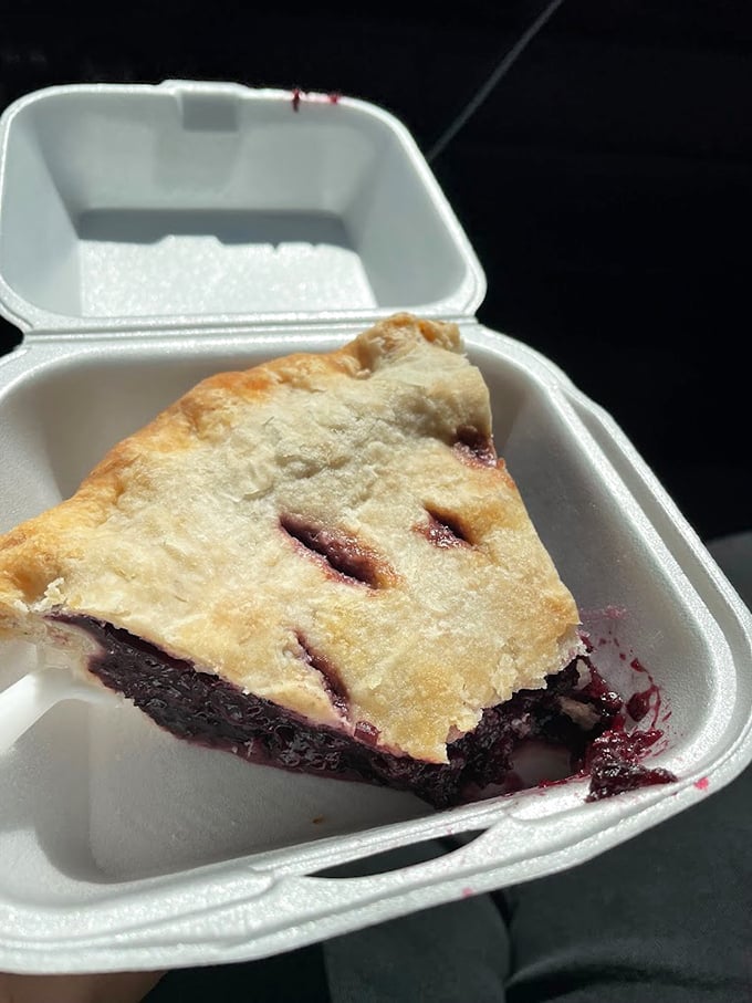 This blueberry pie doesn't need Instagram filters. That perfect balance of sweet-tart filling and golden crust is already breaking hearts in real life.