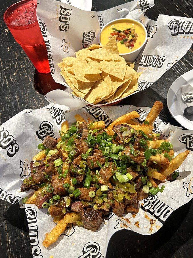 These loaded brisket fries might be the most beautiful example of culinary fusion since someone decided to put pineapple on pizza&mdash;except everyone actually agrees these are brilliant.