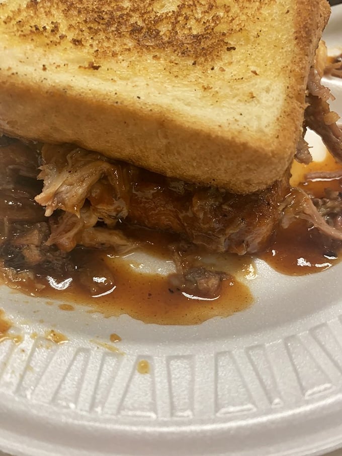 When a sandwich requires this many napkins, you know you've found the real deal&mdash;brisket so juicy it demands respect.