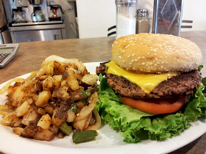 The cheeseburger that answers the eternal question: "Can comfort food be improved?" The answer is yes&mdash;by adding more comfort food.