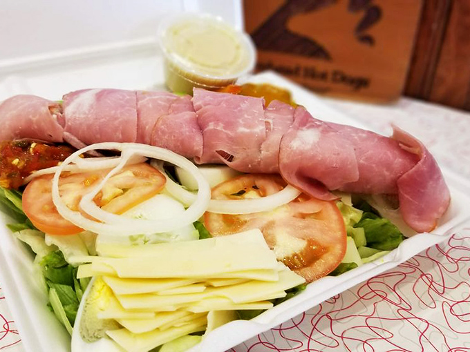 Even salad gets the Deerhead treatment. When you need to convince yourself you're eating healthy while still enjoying every forkful.