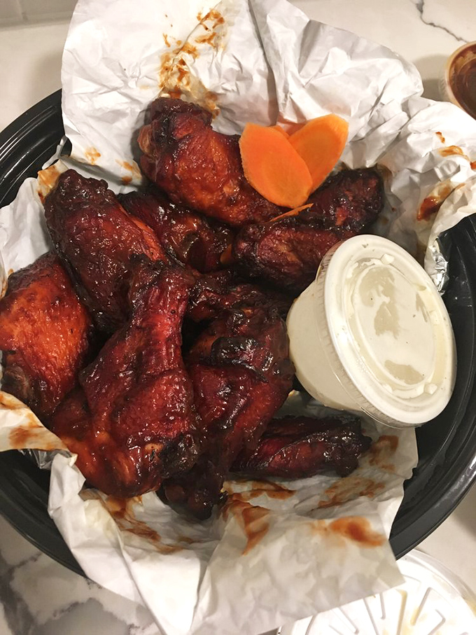 These wings aren't just cooked, they're transformed&mdash;glazed to perfection and waiting for their superhero origin story.