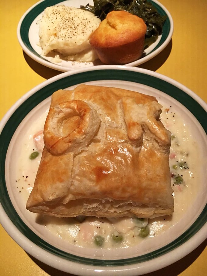 Not all heroes wear capes&mdash;some wear golden, flaky pastry. This chicken pot pie arrives swimming in creamy gravy that dreams are made of.