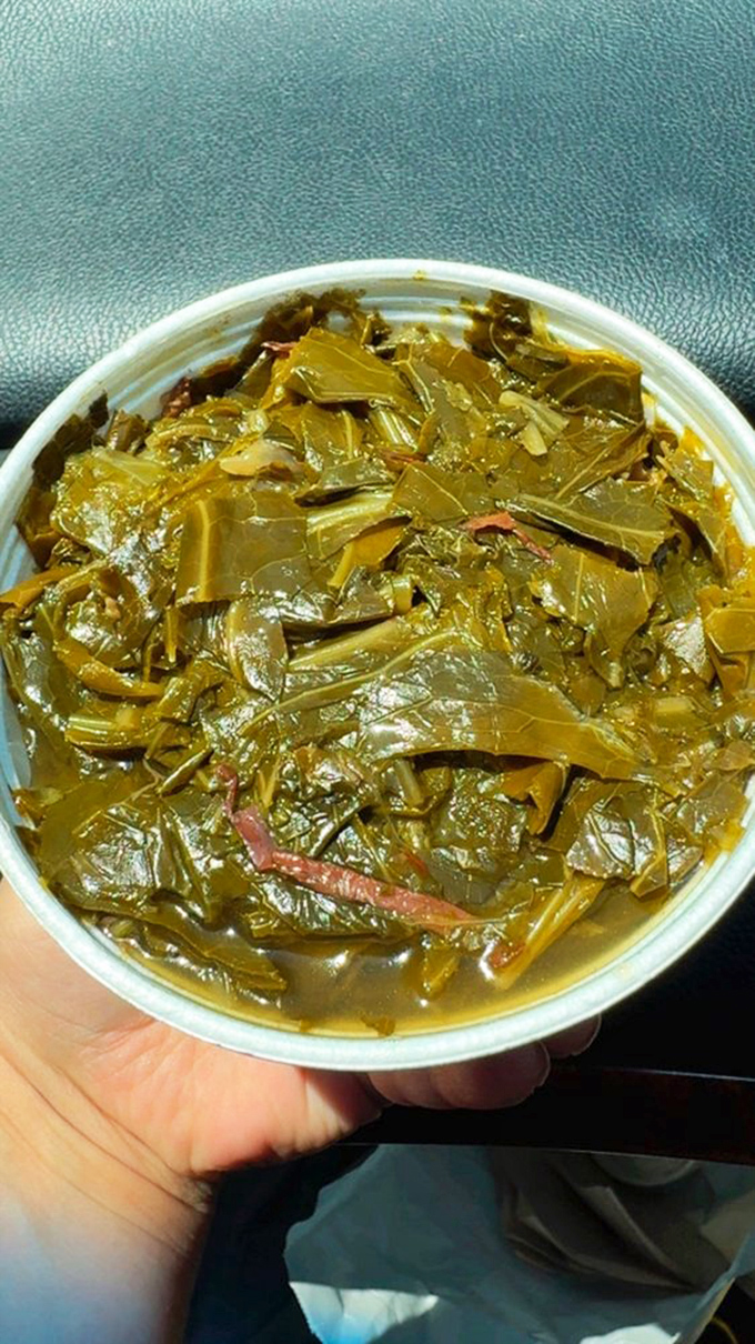 Collard greens done so right they'd make your grandmother both jealous and proud &ndash; pork-infused and unapologetically Southern.