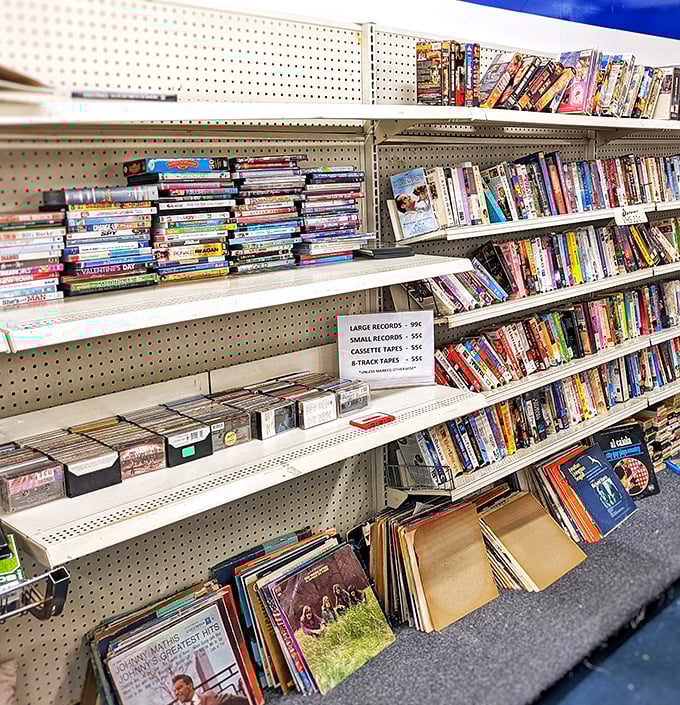 Vinyl enthusiasts, rejoice! This media mecca is where forgotten albums go for their encore performance.